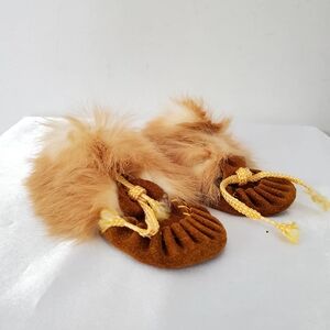 Vintage | Shoes | Vintage 7s Native American Mocassins Tassels Baby ...